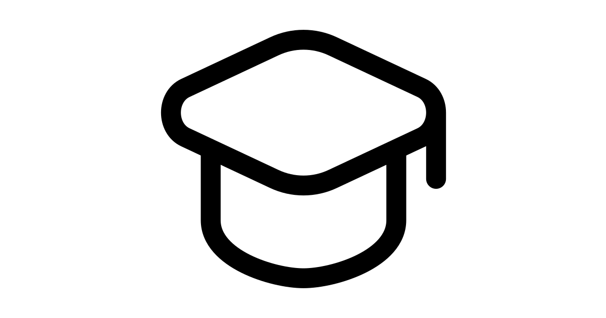 Academic hat free vector icon - Iconbolt