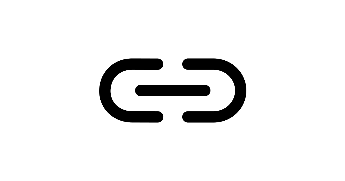 Link two free vector icon - Iconbolt