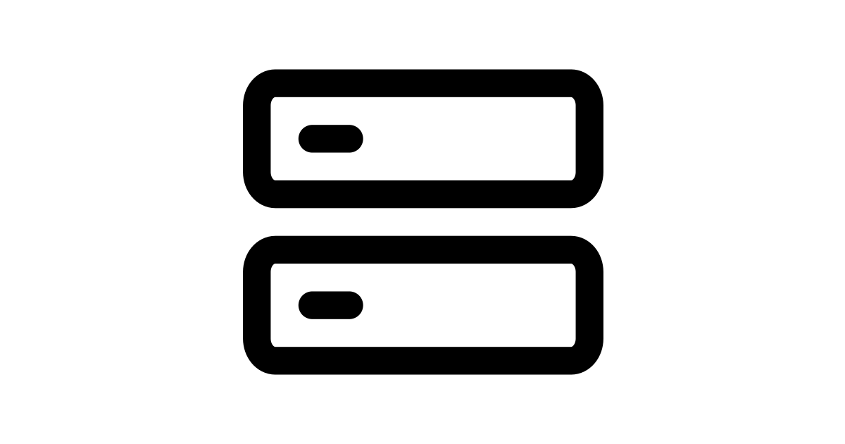 Servers free vector icon - Iconbolt