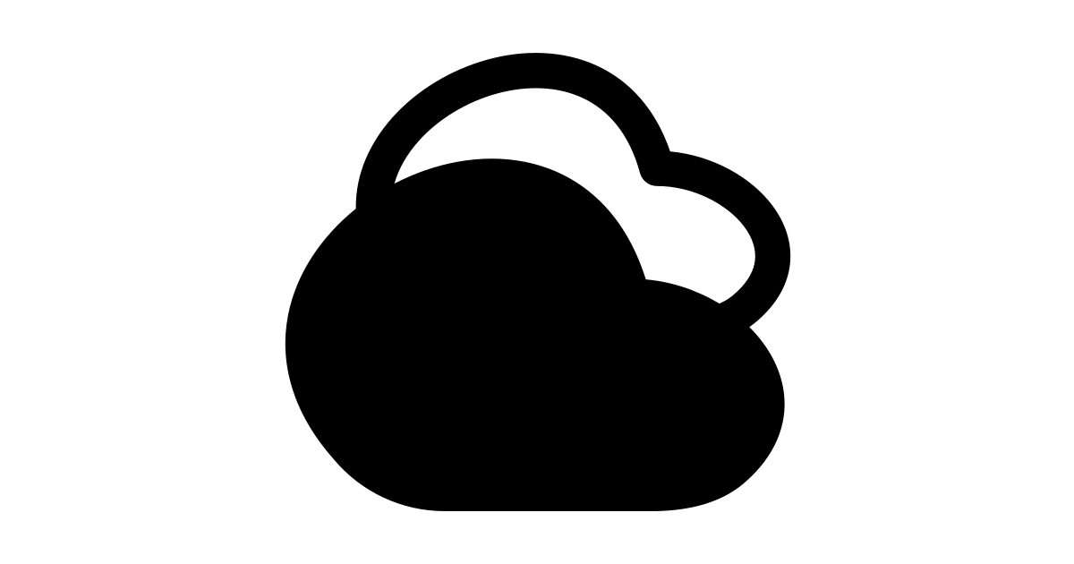 Cloudy free vector icon - Iconbolt