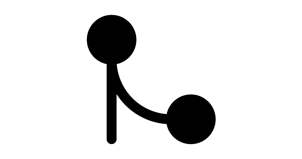 Git merge free vector icon - Iconbolt