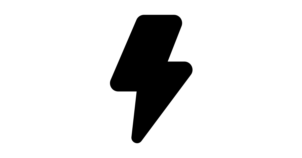 Lightning free vector icon - Iconbolt