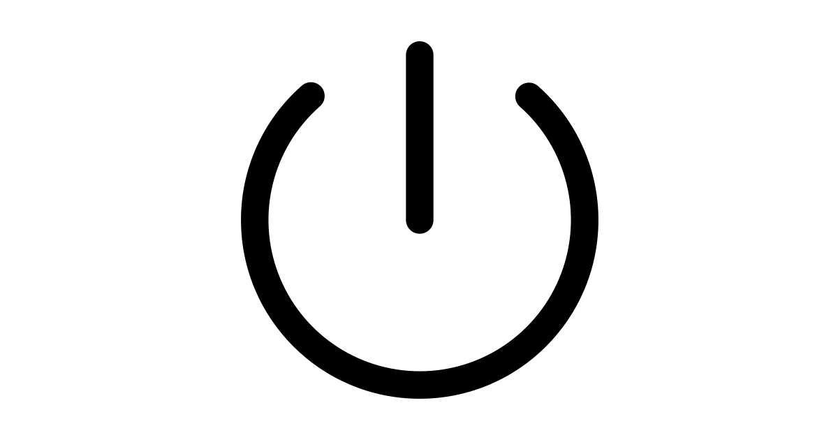 Power free vector icon - Iconbolt