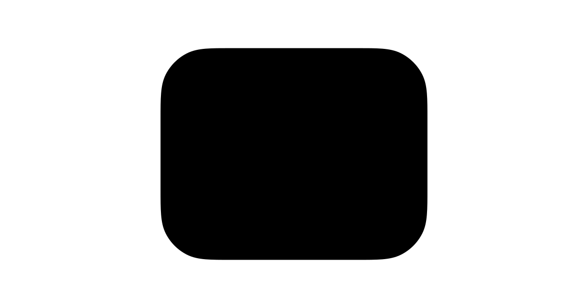 Rectangle free vector icon - Iconbolt