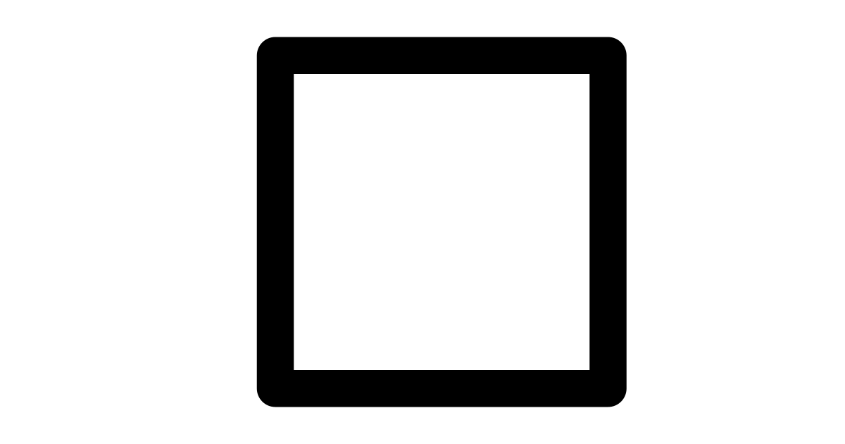 Rectangle free vector icon - Iconbolt