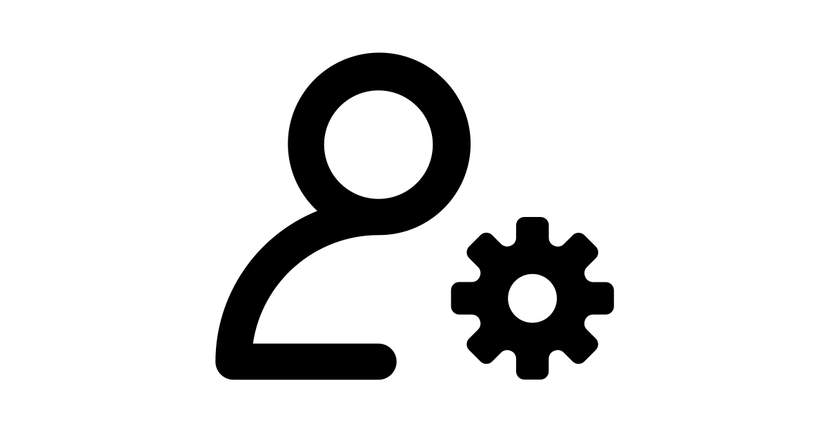 Facebook Settings Icon Vector