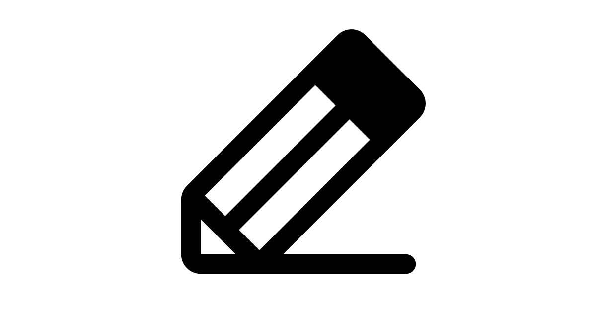 Pencil line fill free vector icon - Iconbolt