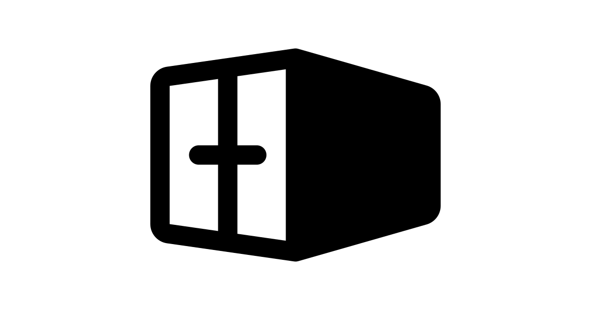 Shipping container fill free vector icon - Iconbolt