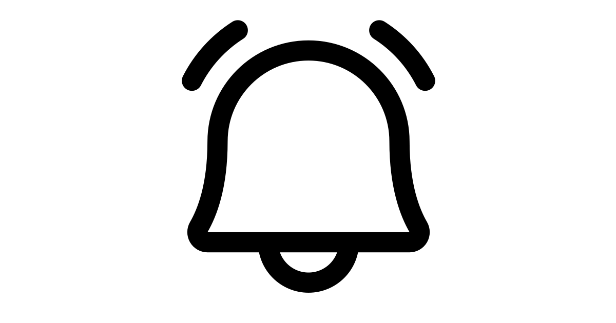 Bell ringing free vector icon - Iconbolt