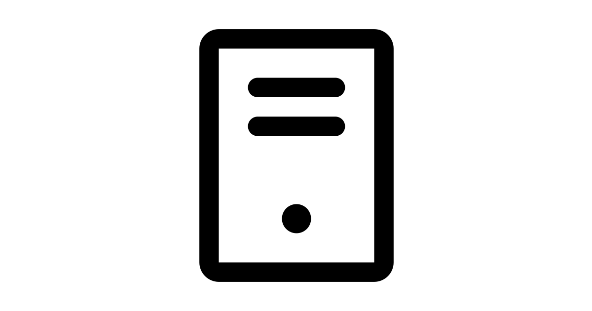 Computer Tower Icon Png
