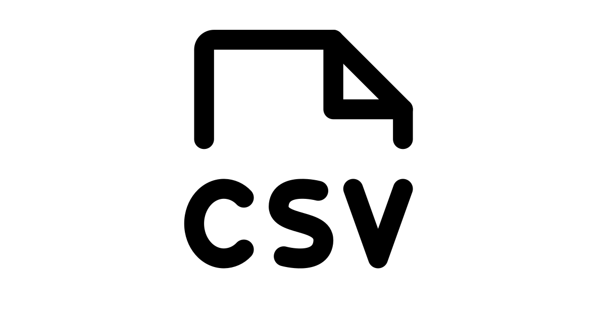 File csv free vector icon - Iconbolt
