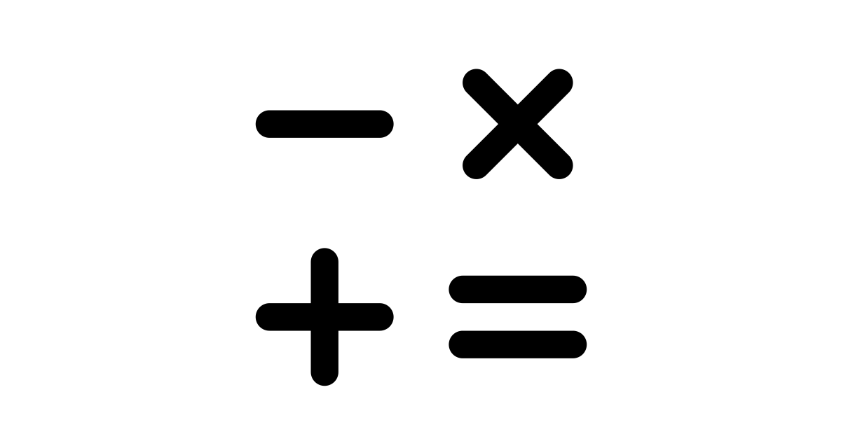 Math Operations Free Vector Icon Iconbolt