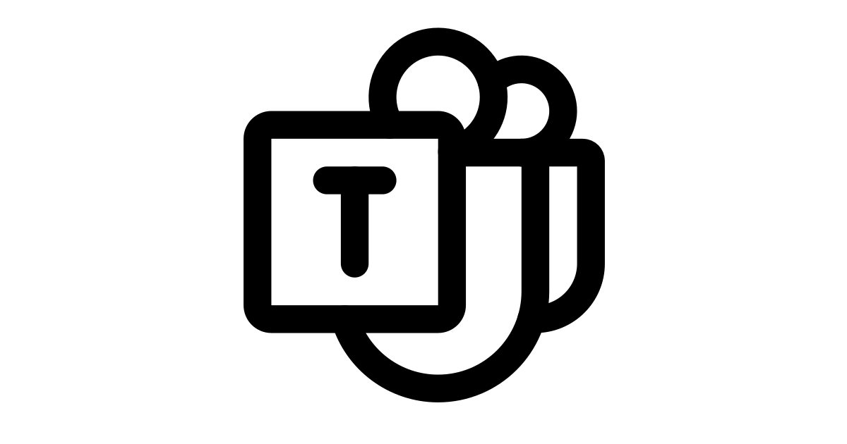 Microsoft teams logo free vector icon - Iconbolt