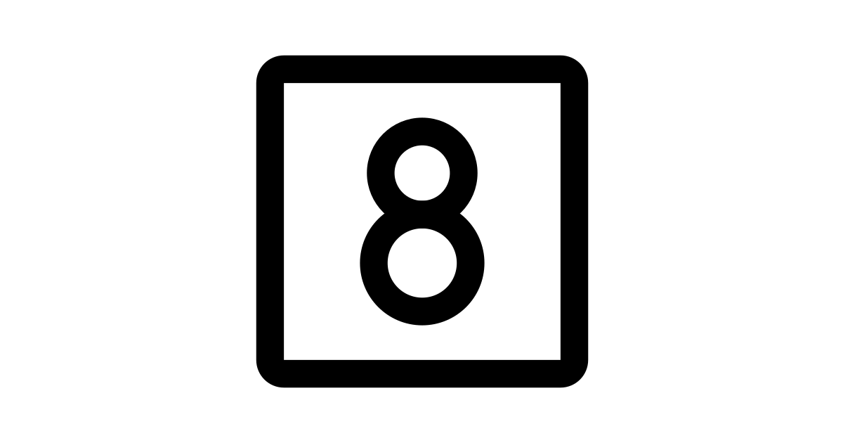 Number 8 Icon