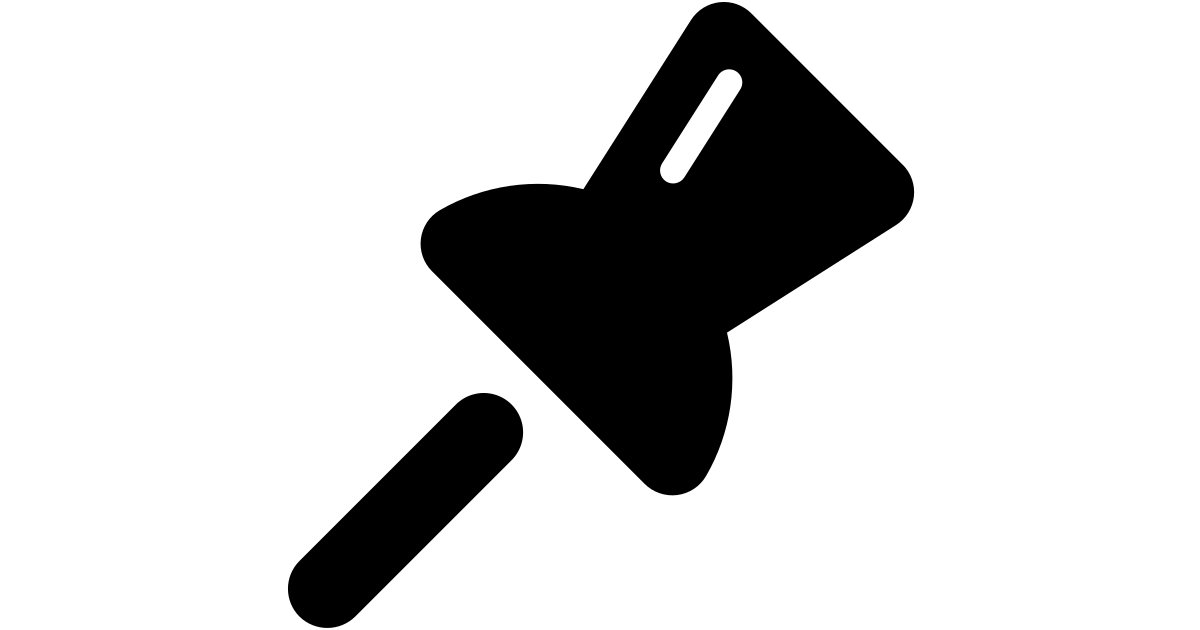 Pin free vector icon - Iconbolt