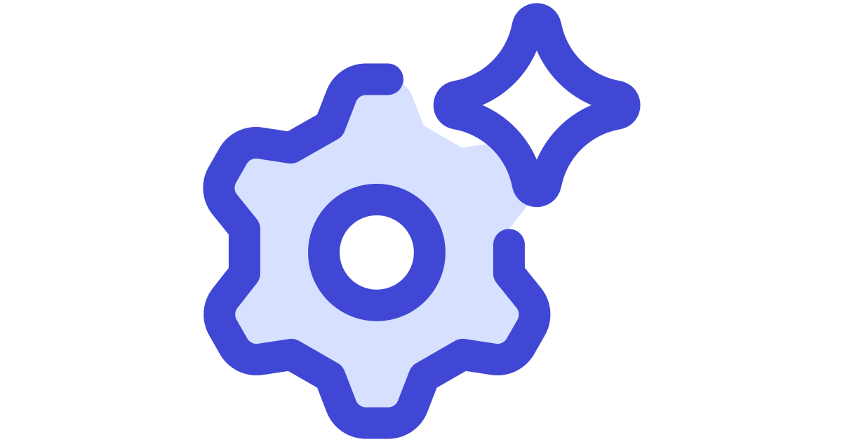 Ai settings spark spark cog gear settings machine artificial ...