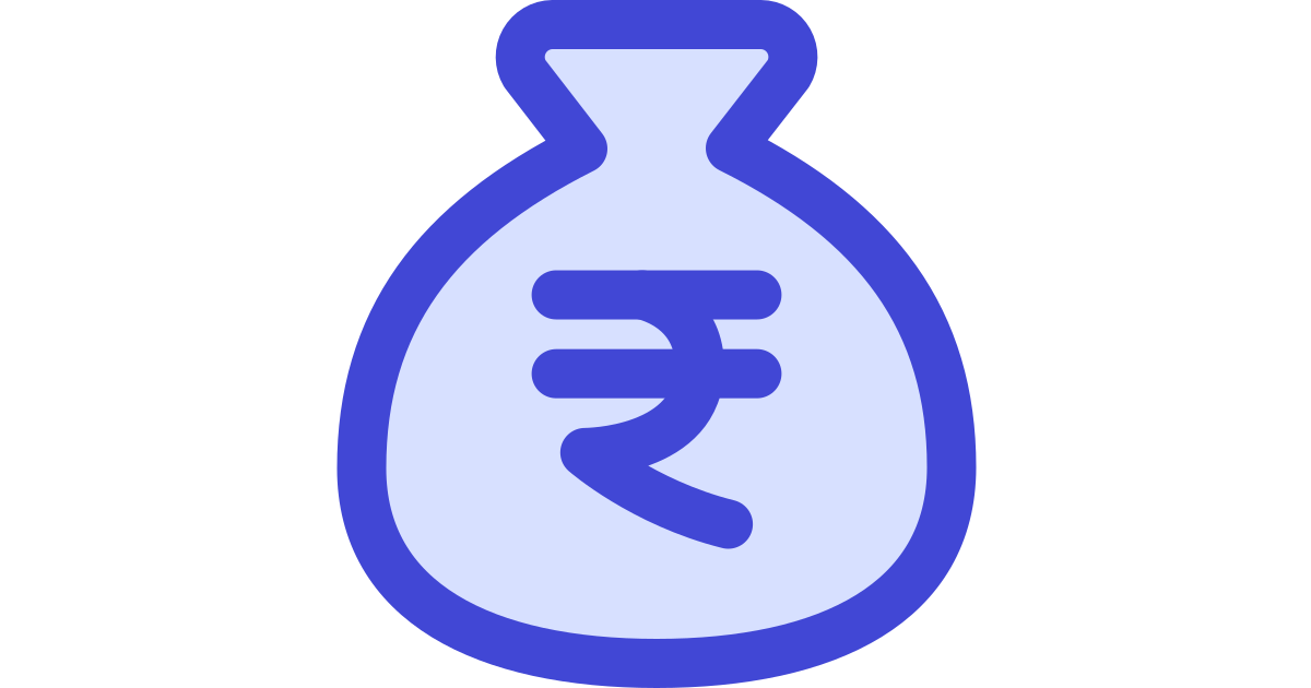 Bag rupee bag payment cash money finance currency pouch rupee moneybag ...