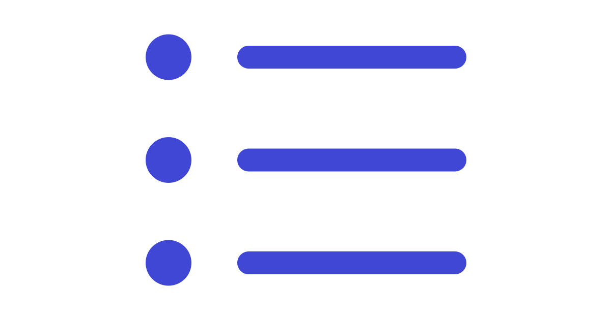 Bullet List Points Bullet Unordered List Lists Bullets Organize