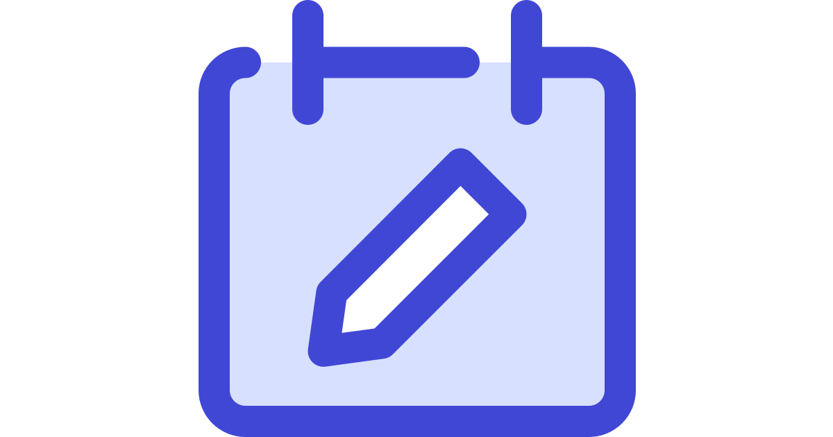 Calendar edit calendar date day compose edit note write pencil sketch ...