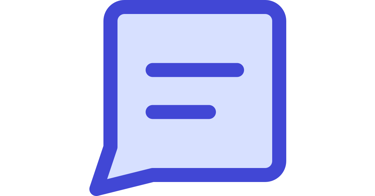 Chat bubble text square messages message bubble text square chat ...