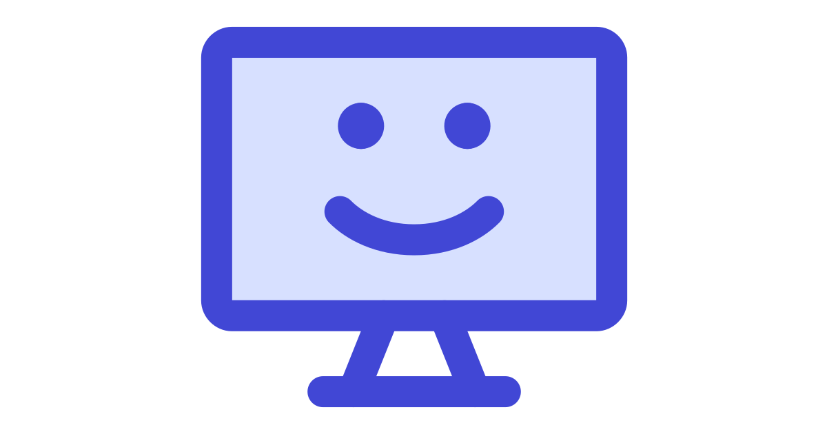 Desktop emoji desktop display smiley device computer monitor screen ...