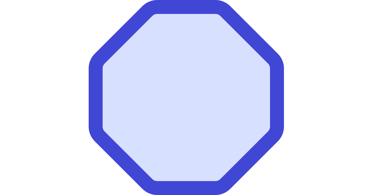 Polygon polygon octangle shape geometric octagon eight sides stop sign ...