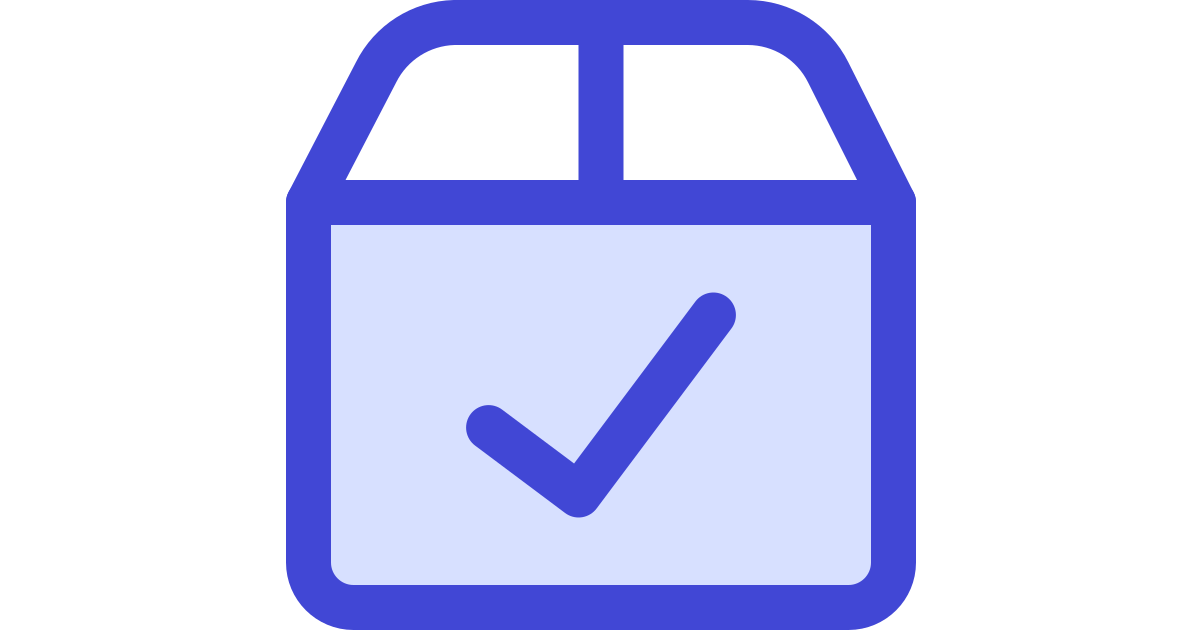 Shipment check shipping parcel shipment check approved box package ...