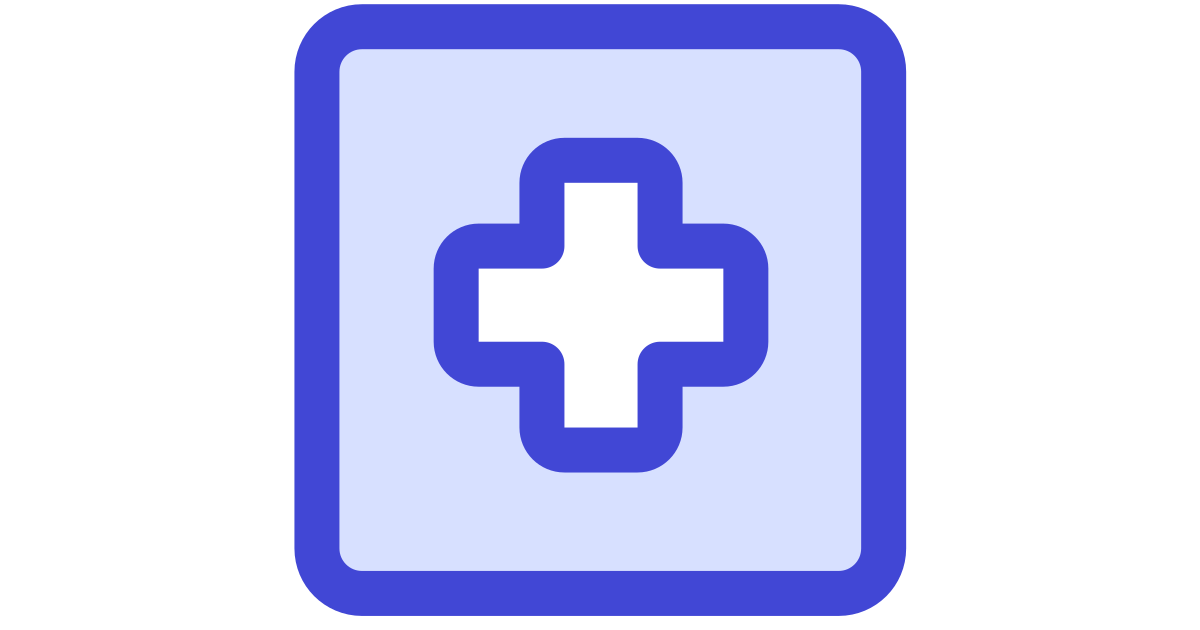 Sign cross square health sign medical symbol hospital cross square ...