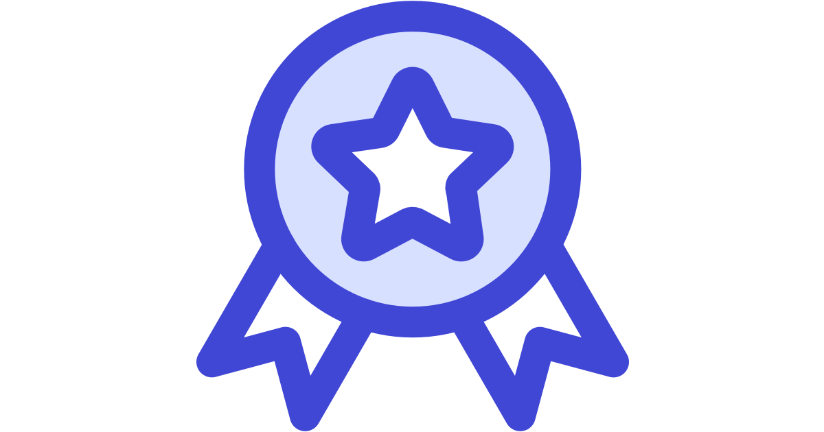 Star badge ribbon reward like social rating media star award badge ...