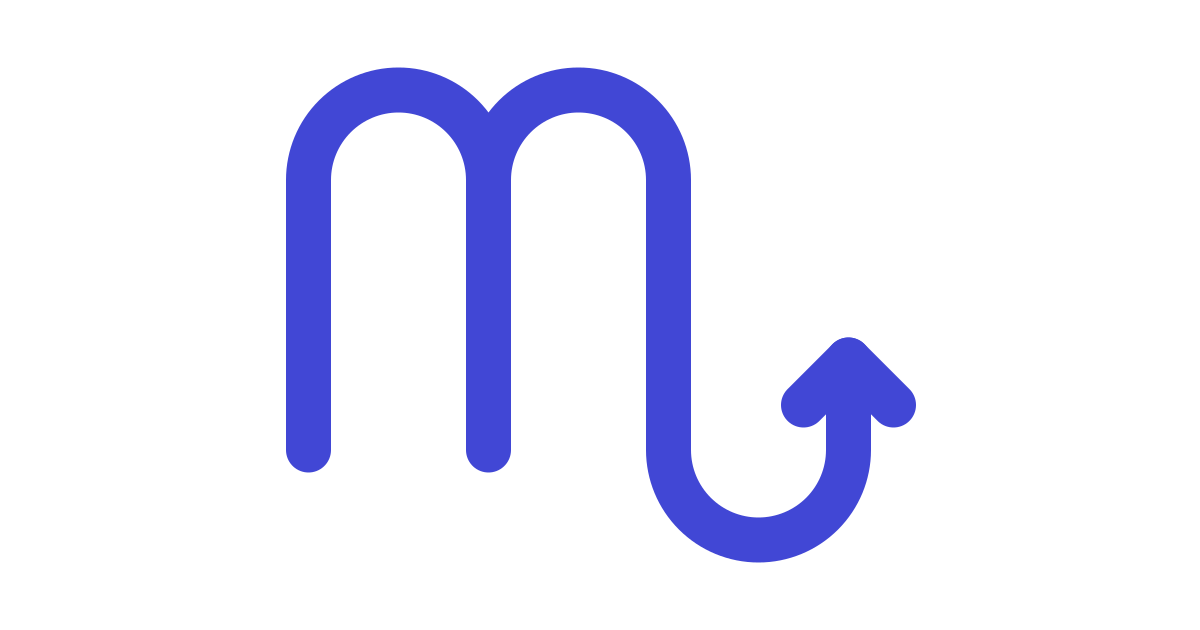 Zodiac sign astrology stars space scorpio horoscope upload arrow loop ...