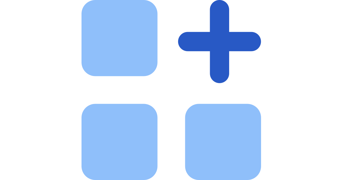 Application Add Application New Add Square Display Layout Apps Menu Interface Grid Plus System 7973