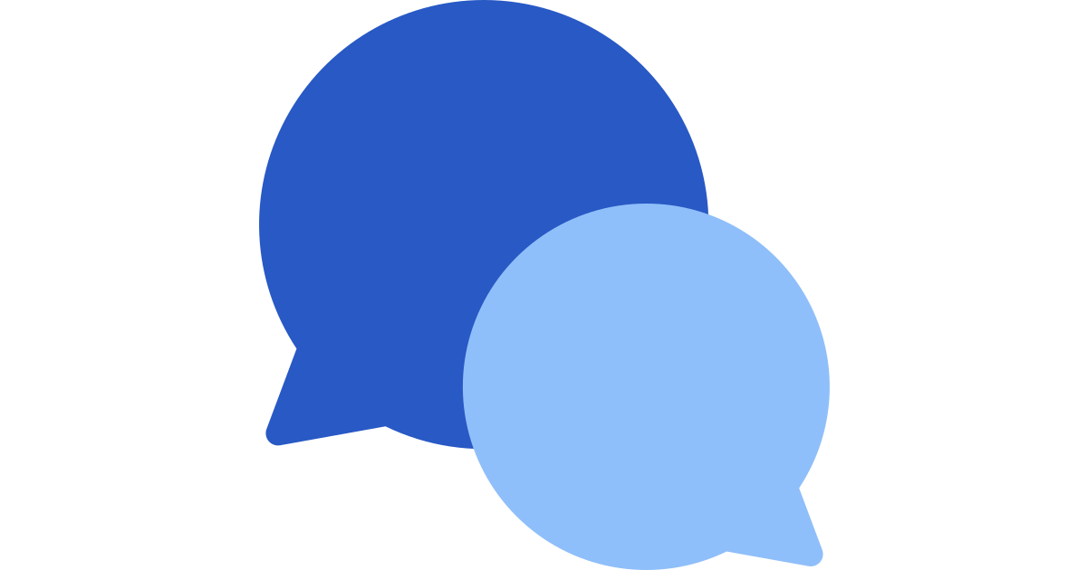 Chat two bubbles oval messages message bubble chat oval conversation ...