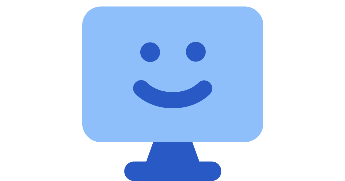 Desktop emoji desktop display smiley device computer monitor screen ...