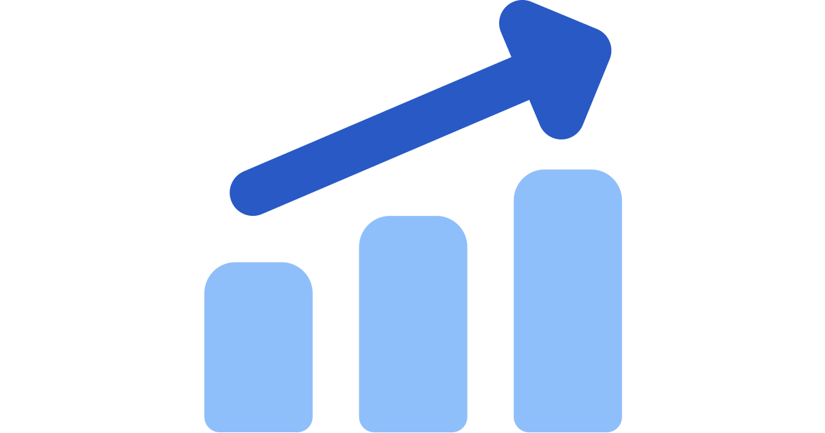 Graph bar increase graph chart data performance up increase business ...