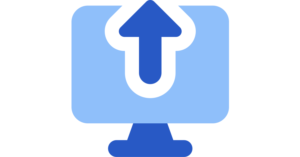 Upload computer action actions computer desktop device display monitor ...