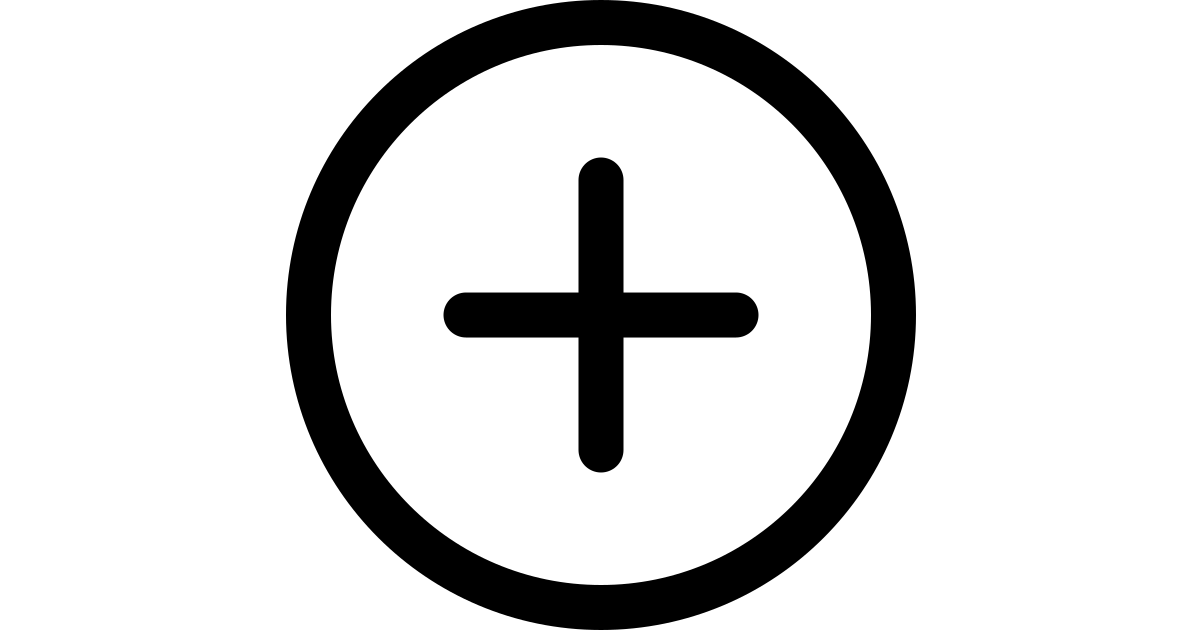 Add circle add plus cross math circle remove button positive target aim ...