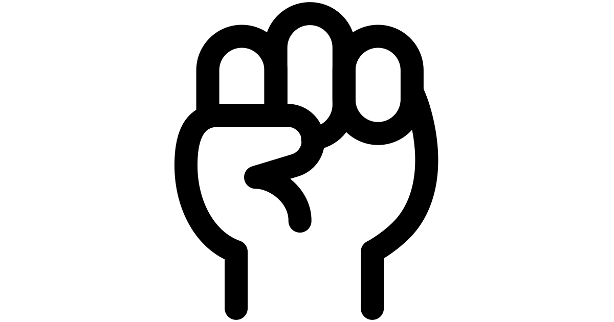 Fist fist punch clench knuckle grip box power strength protest ...