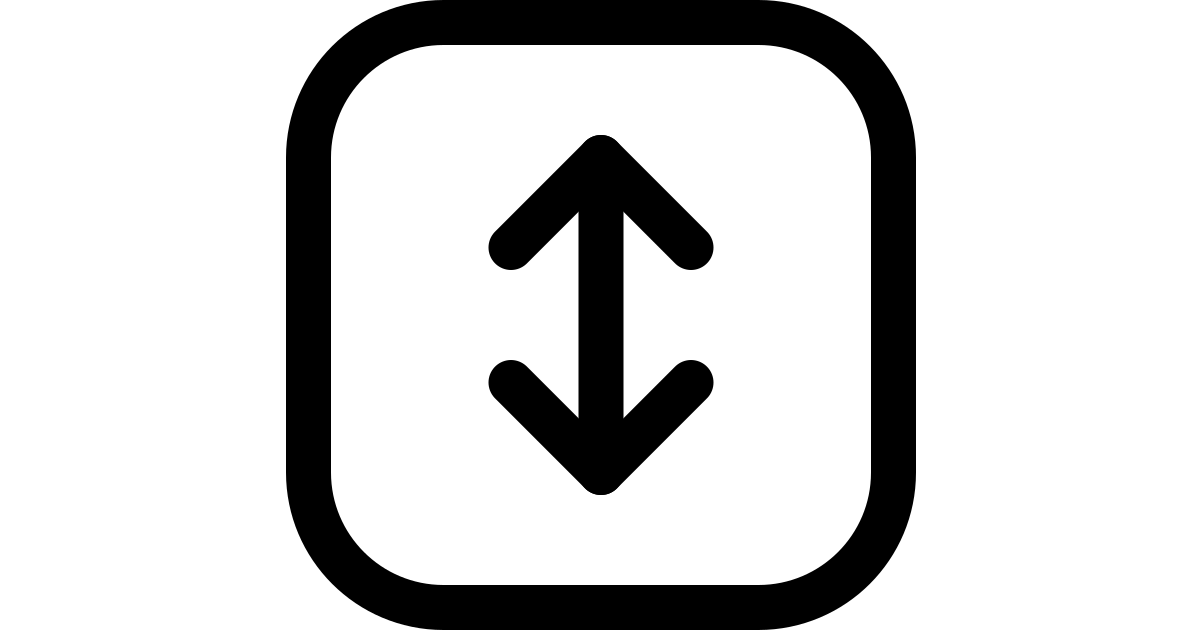 Fit to height square fit height square arrow download button down data upload arrows directions ...