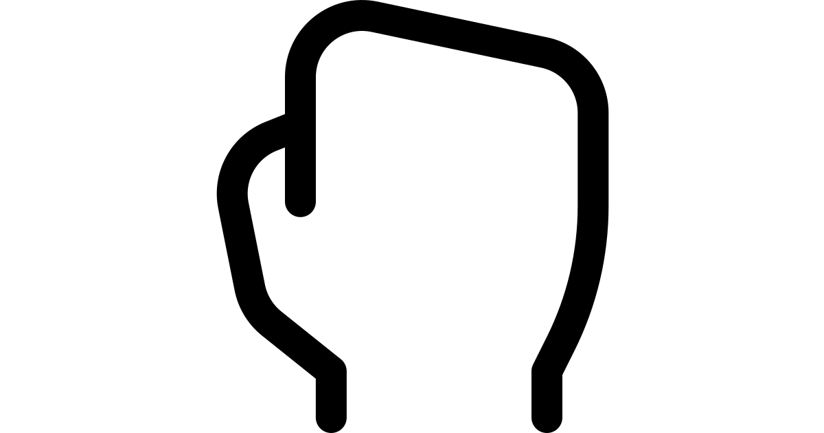 Hand grab cursor hand select grab click finger outline head face ...