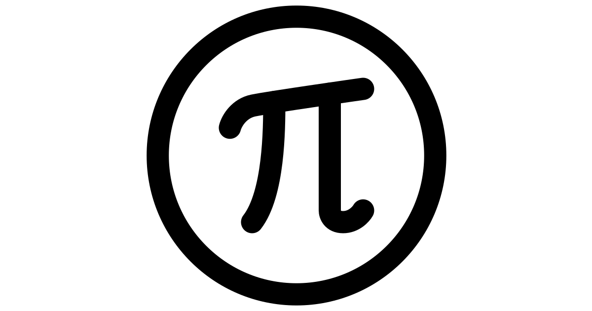 Pi symbol circle interface math pi sign mathematics content circle ...