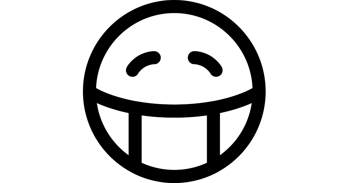 Smiley mask smiley mask mail face emoji happy joy laughing cartoon ...