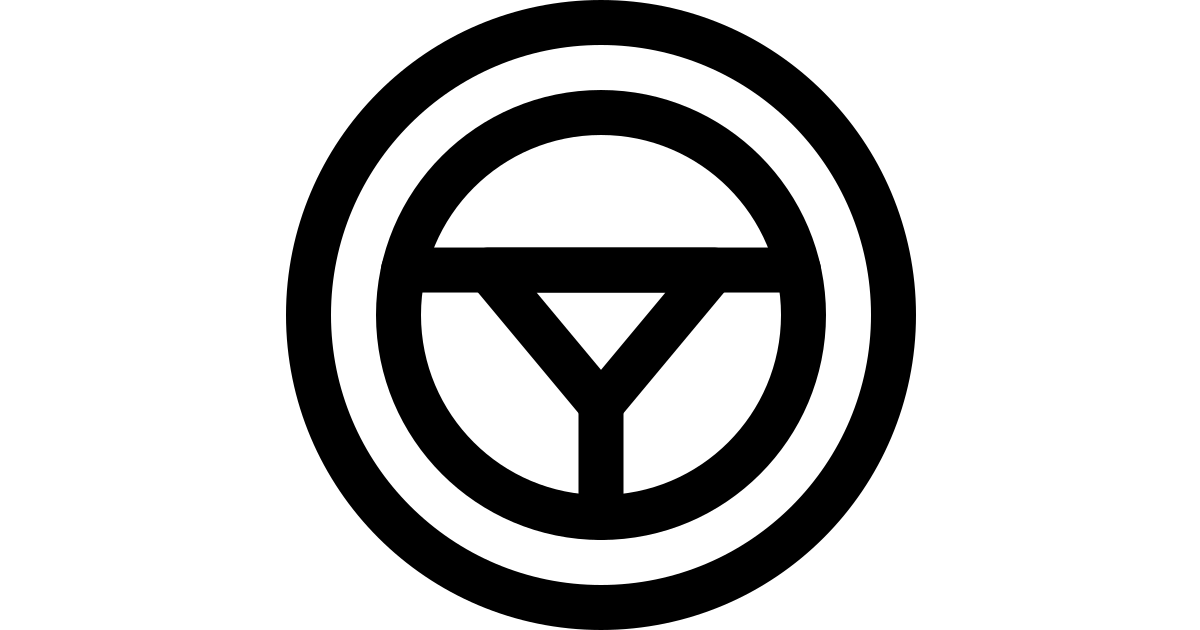 Steering wheel steering wheel logo circle turning navigation driving ...