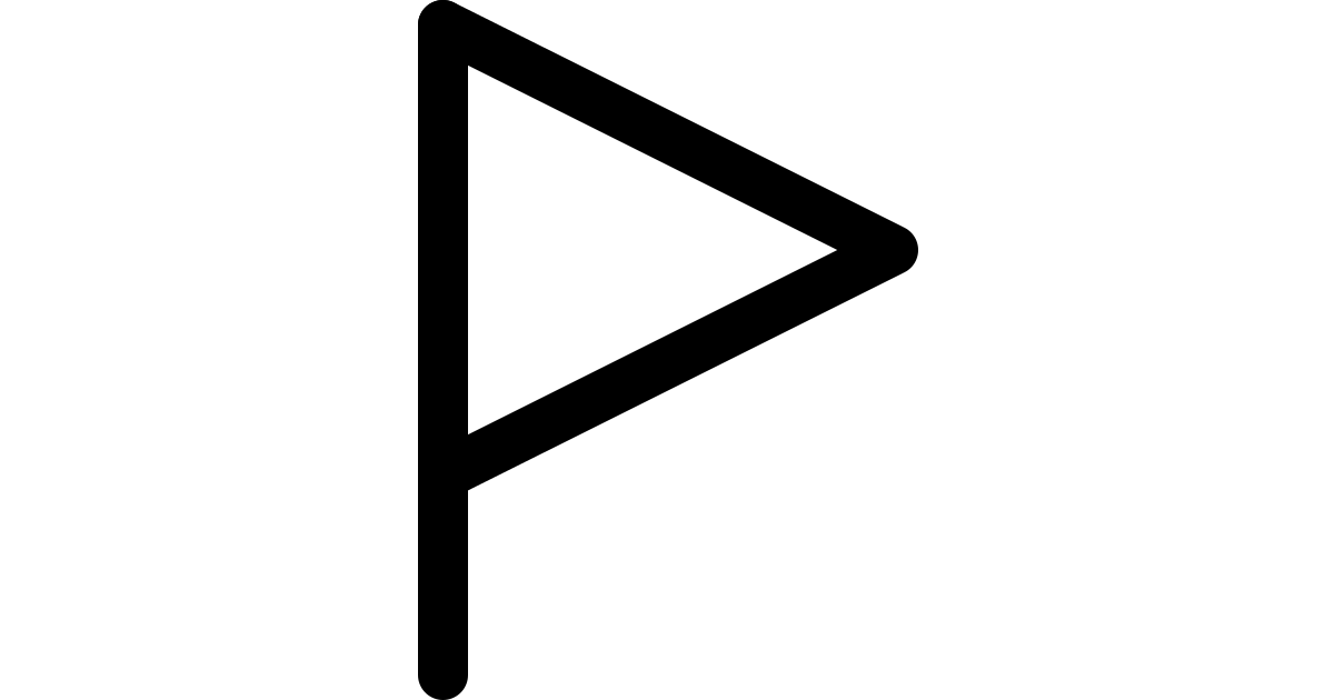 Triangle flag navigation map maps flag gps location destination goal ...