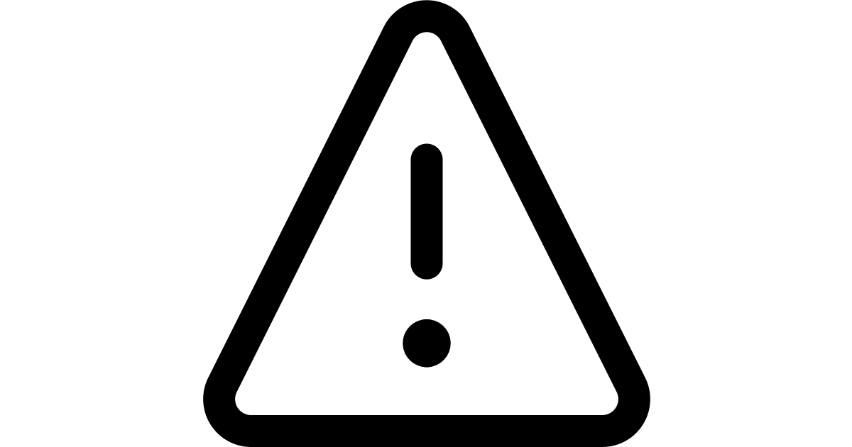 Warning Triangle Warning Alert Triangle Frame Exclamation Caution Alert Danger Caution Attention