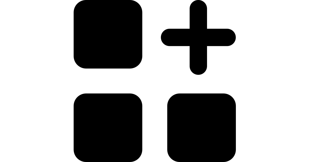 Application Add Application New Add Square Display Layout Apps Menu Interface Grid Plus System