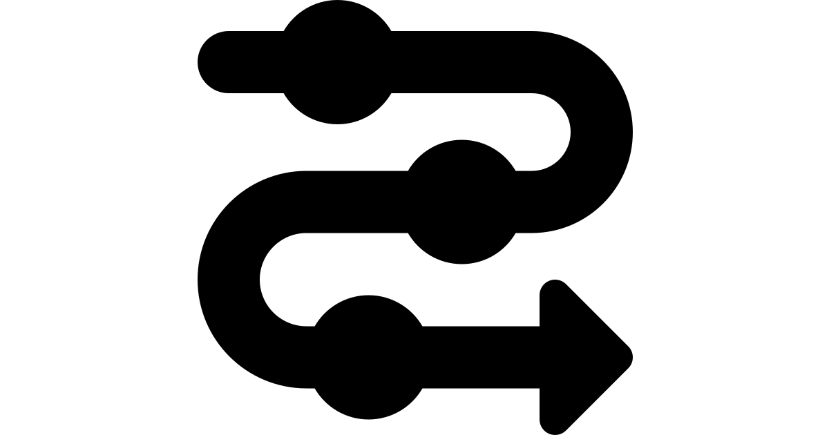 Arrow roadmap roadmap arrow direction pointer indicator trajectory ...