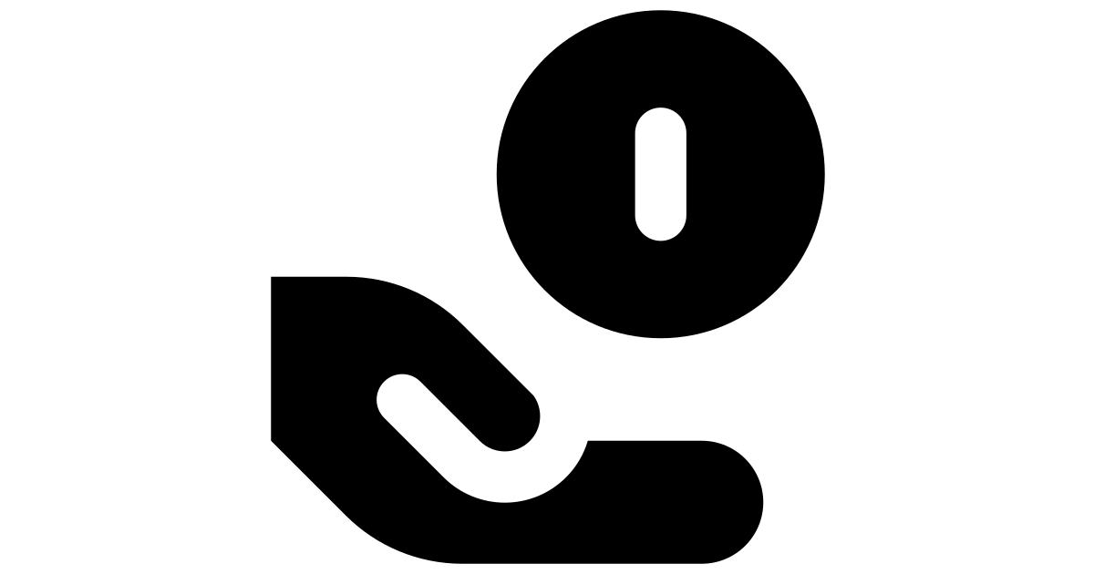 Coin share coin payment cash money finance receive give hand donation ...