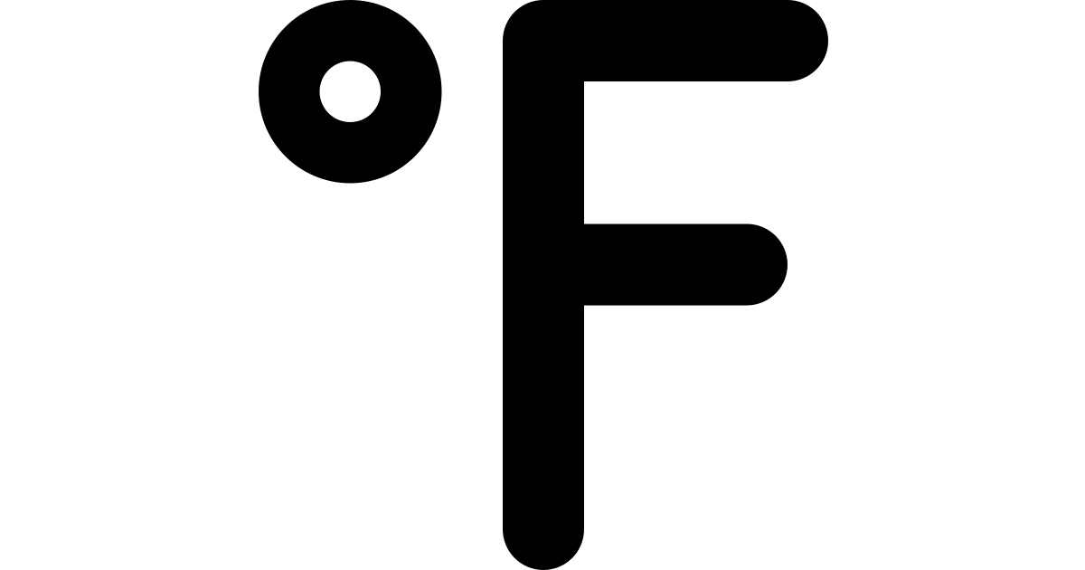Fahrenheit degree fahrenheit temperature weather degrees letter f ...