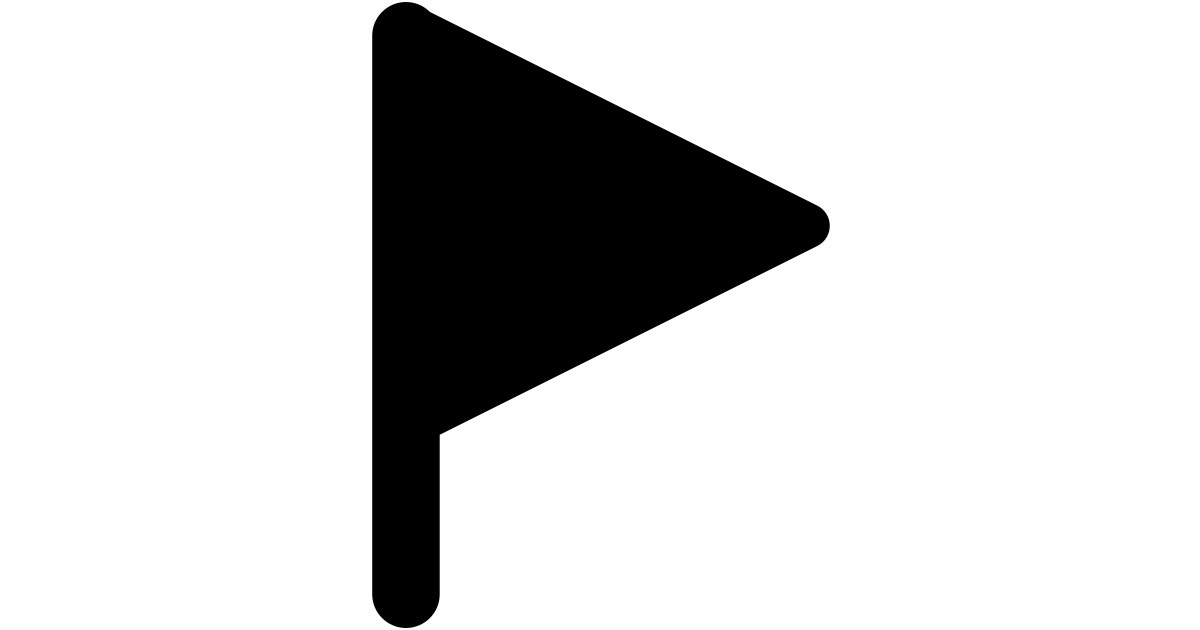 Triangle flag navigation map maps flag gps location destination goal ...