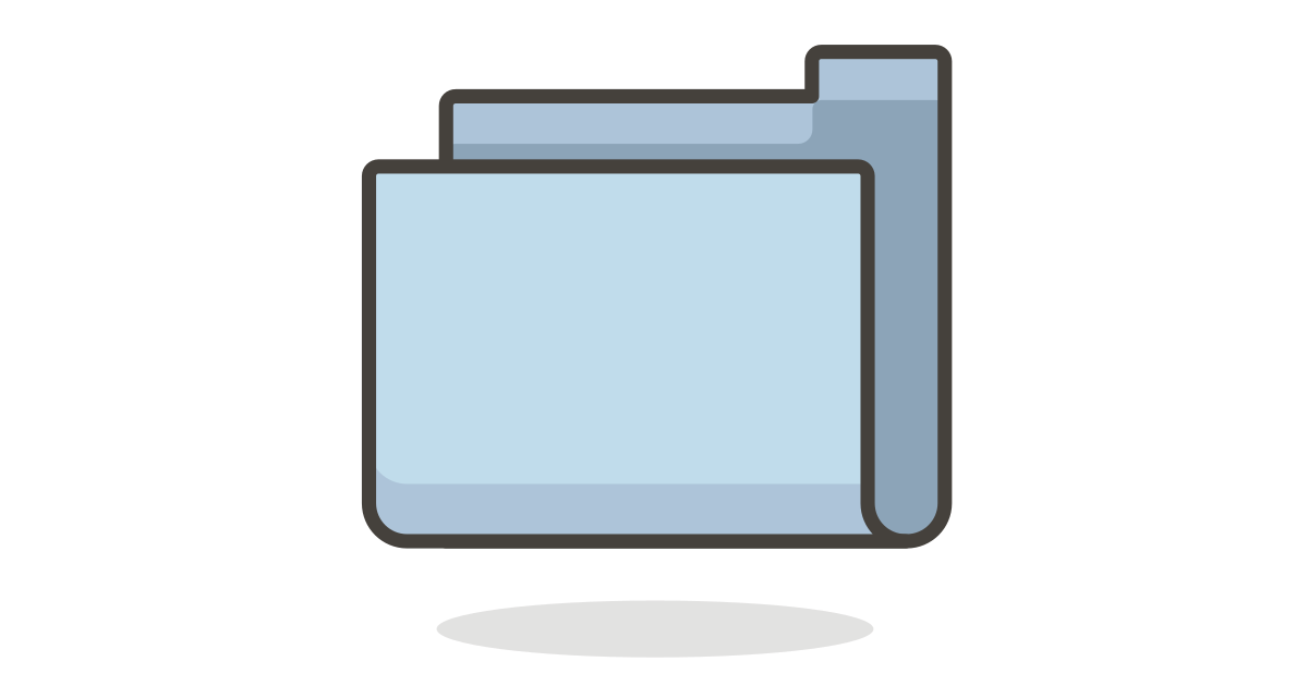 File folder free vector icon - Iconbolt